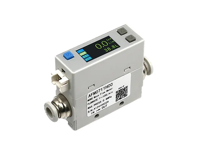 ASAIR AFM07 Аэротермальный массовый расходомер кислорода, сжатого воздуха, заменяет SMC PFM7
