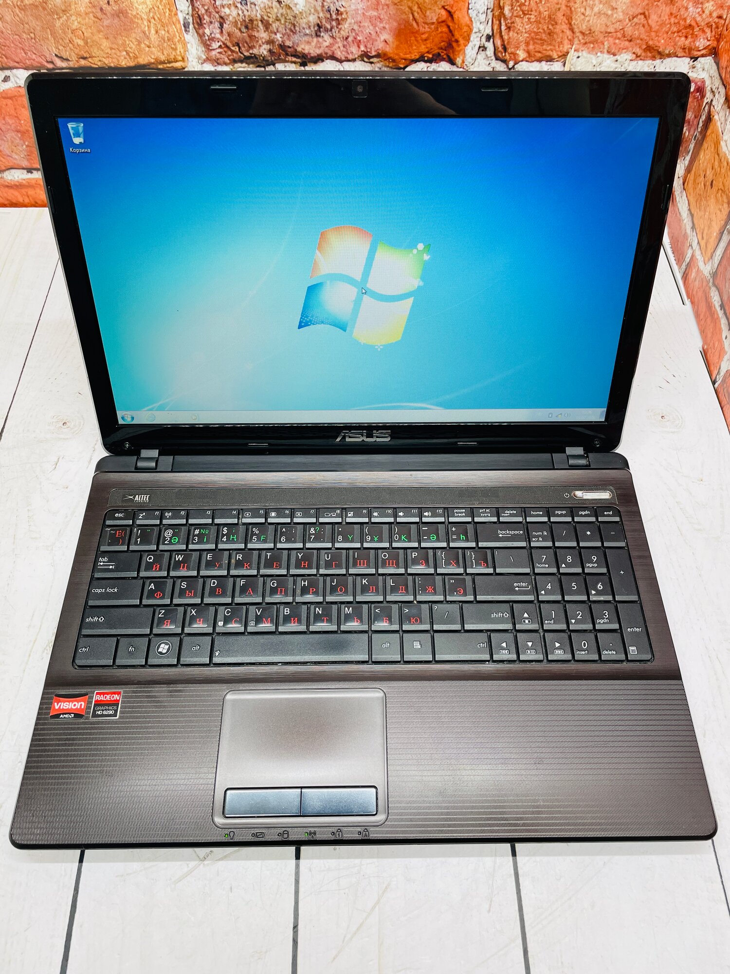 Ноутбук 15,6, Asus X53U, AMD C-60, 2 Gb DDR3, 160 Gb HDD, AMD Radeon HD 6290