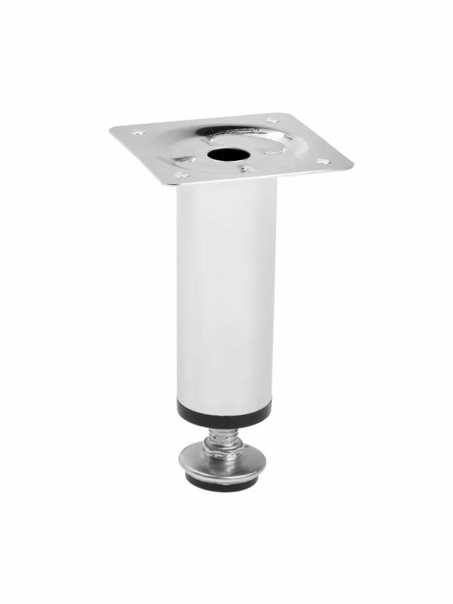 Круглая опора из металла хром, 30 мм, 10 см