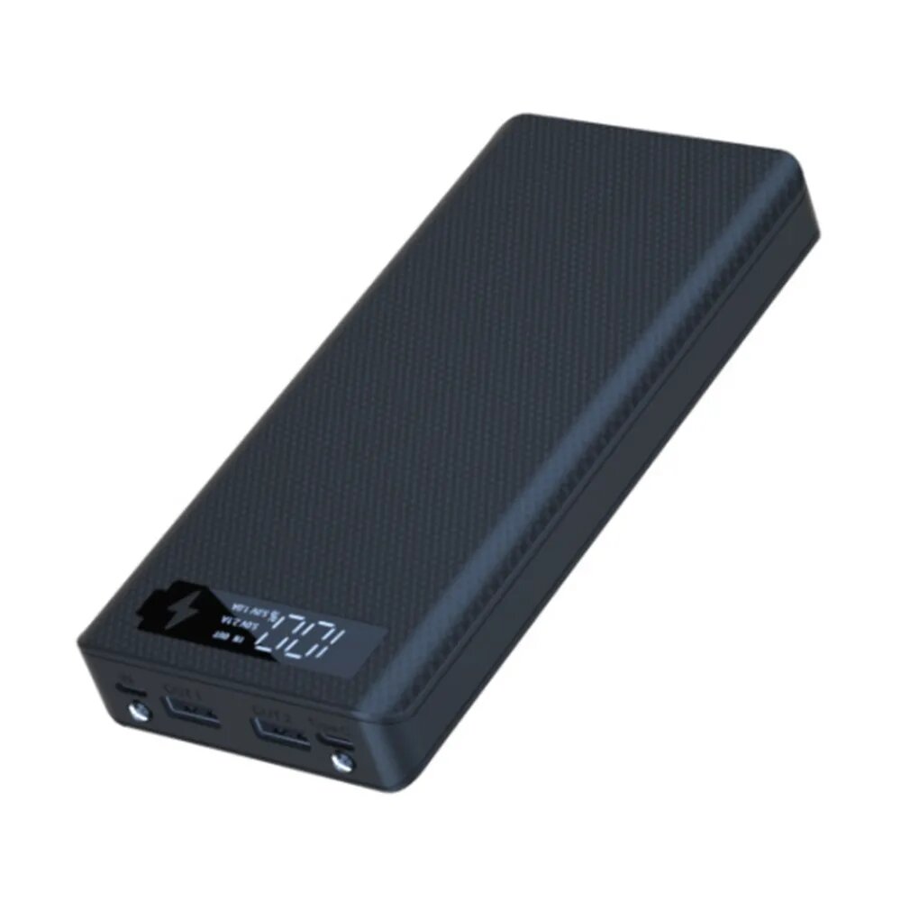8X18650 Зарядное устройство для аккумулятора Power Bank Держатель DIY Shell Dual USB 18650 Аккумулятор хранения, стандартная зарядка черного цвета