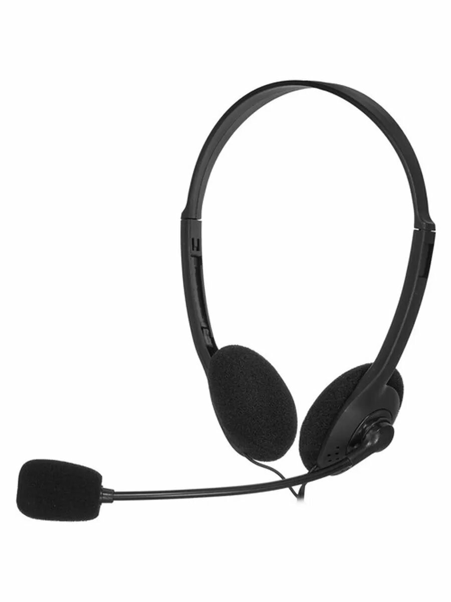 Проводные наушники Aceline AH-108 накладные, формат 2.0, черный