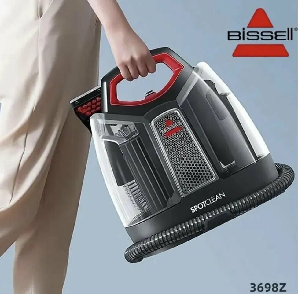 BISSELL 3698Z Моющий пылесос мощный, для химчистки дома, с контейнером и аквафильтром, проводной, 10000Kpa