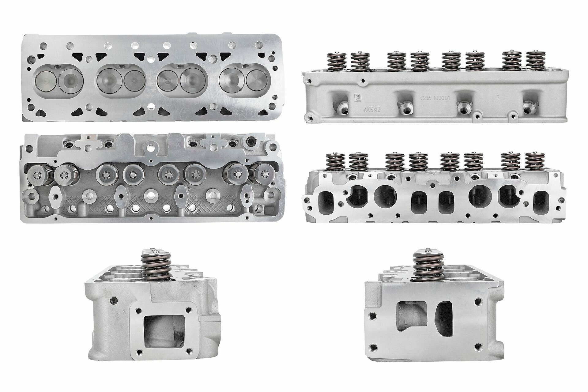 Головка блока в сборе с клапанами УМЗ 402,4216, Газель, Соболь, НЕ под ГБО (HD60278)