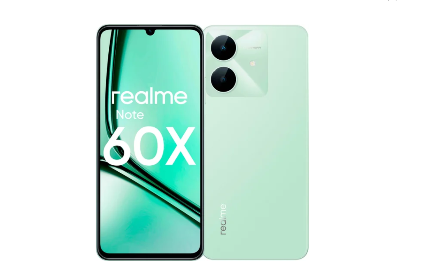 Смартфон Realme Note 60х RMX3938 4/128Gb зеленый (6941764449008)