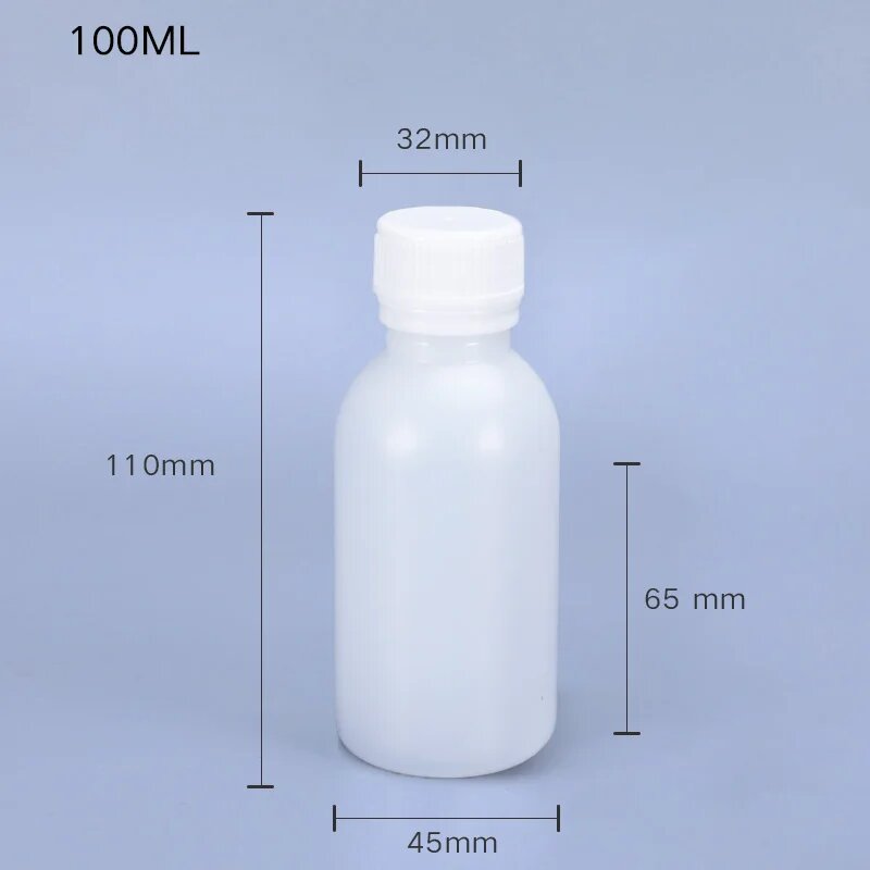 Пластиковые бутылки HDPE 100-1000 мл 100ml translucent
