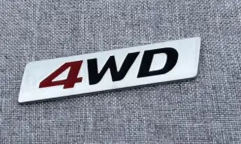 Наклейка 4WD на багажник, цвет 2