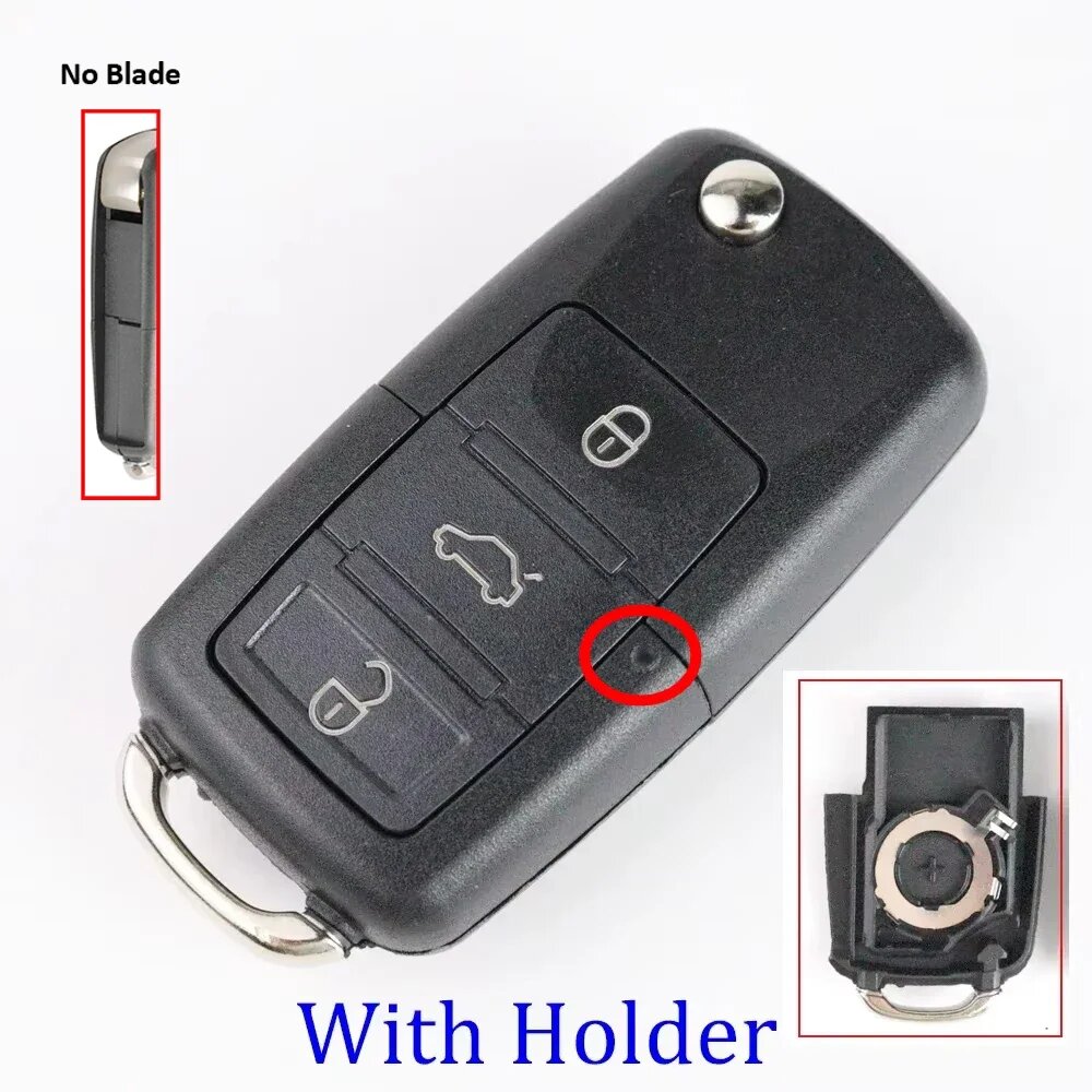 2 3-кнопочный обновленный автомобильный брелок для ключей, корпус для Volkswagen original- 3 BT -A