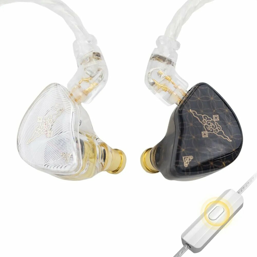 Наушники TANGZU WAN ER SG, наушники HIFI Music Audiophile IEM, наушники с динамическим драйвером 10мм, проводная гарнитура для спортивных игр с шумоподавлением, 2контактные съемные DJ мониторы