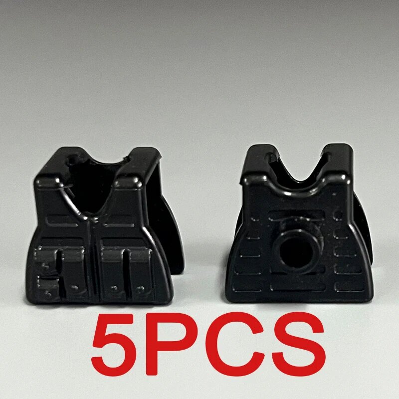 Черные военные строительные блоки BRICKPANDA X035, 5 шт.