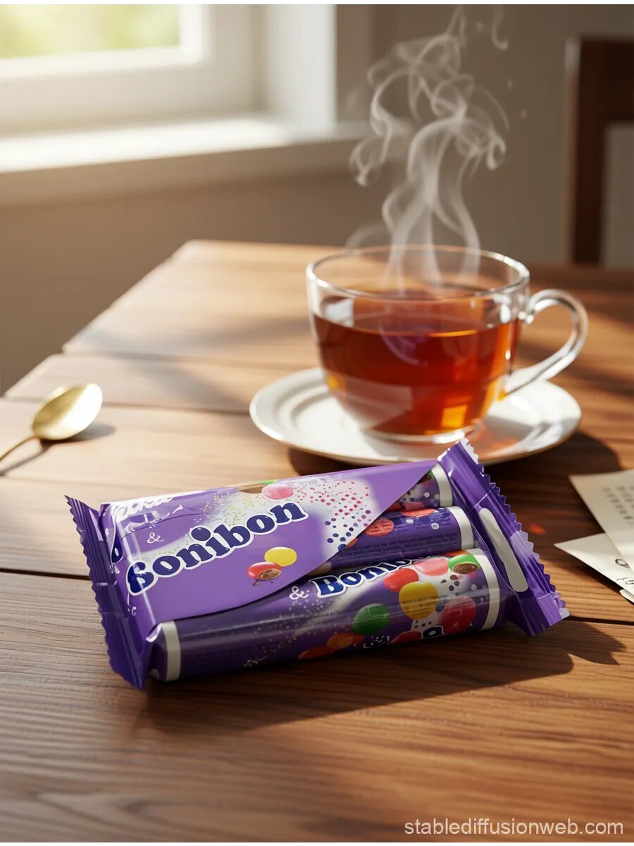 Драже "Bonibon" с молочным шоколадом 72,9гр.