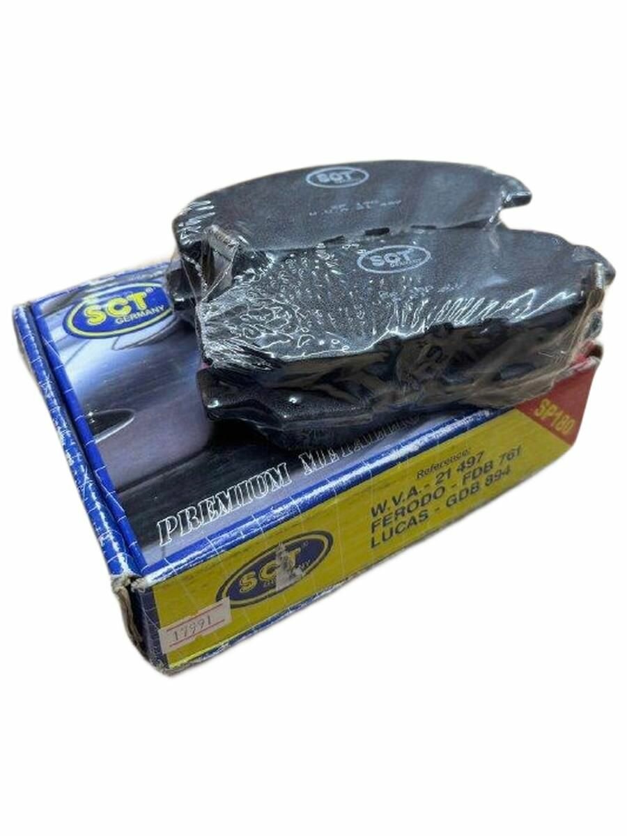 Колодки тормозные SCT SP 180