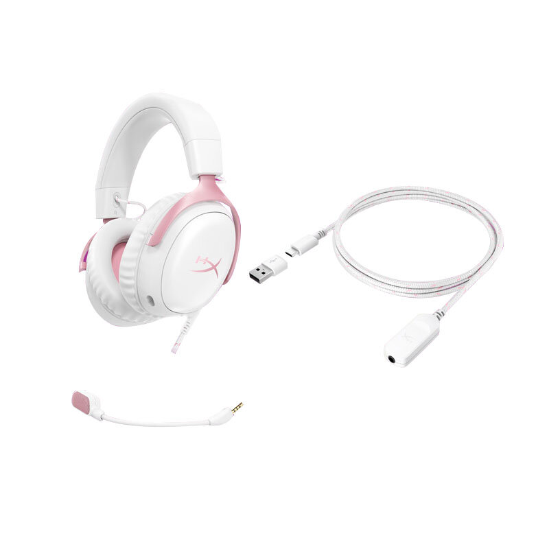 Игровые наушники унисекс HYPERX Cloud Ⅱ Cyclone 2, 7.1 каналов, звуковая карта, полноразмерные