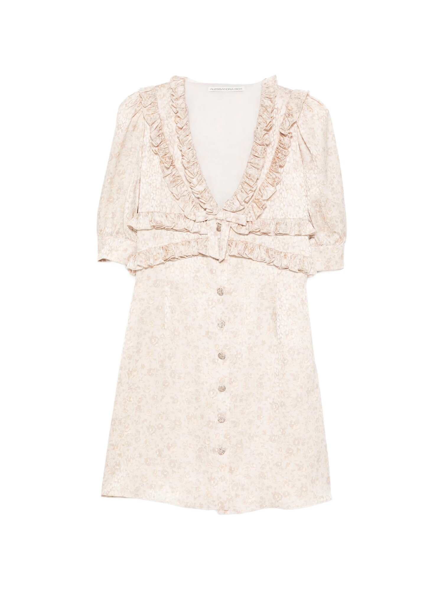 Платье Ruffled floral dress