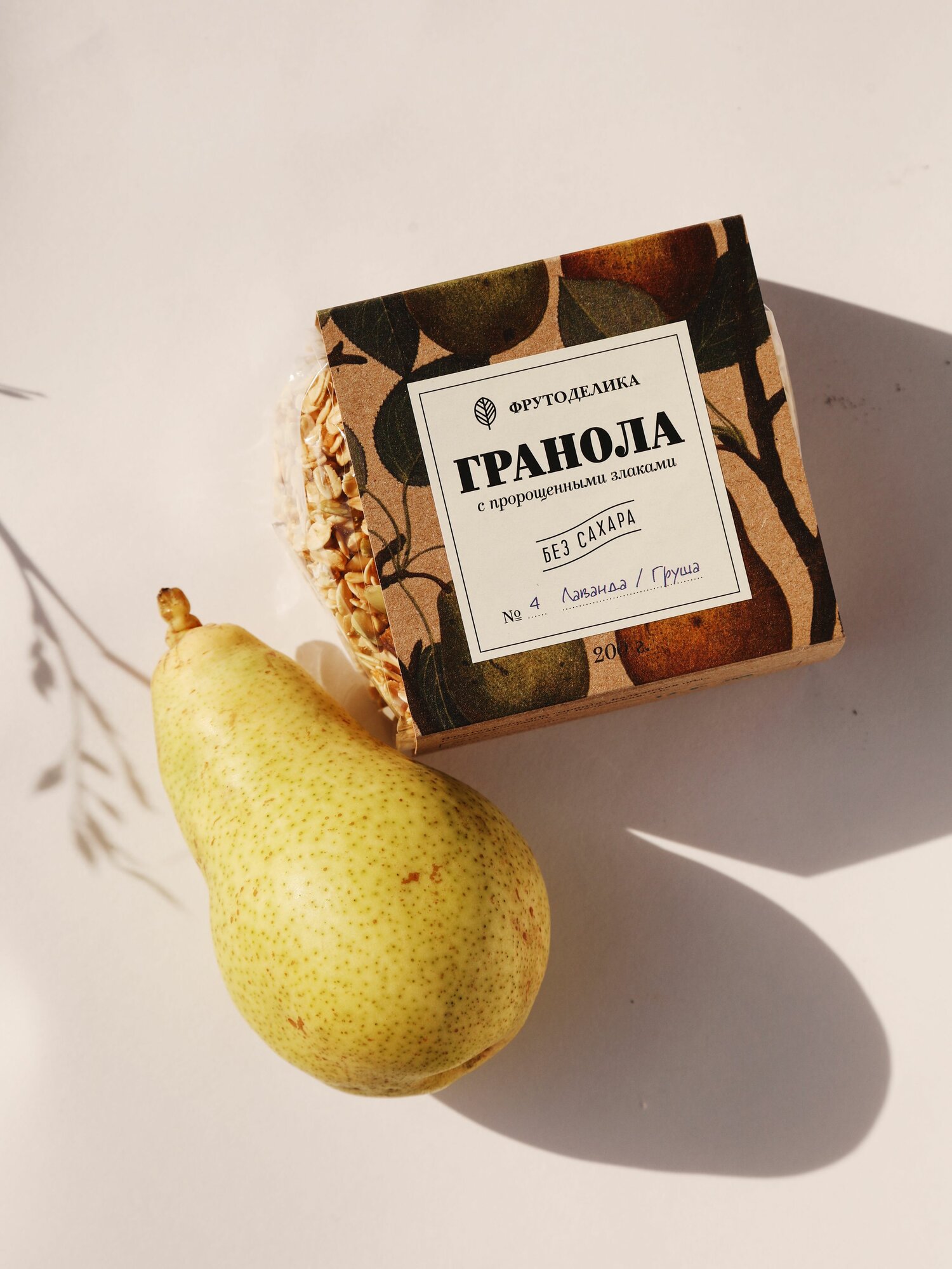 Гранола Фрутоделика №4 "Лаванда и груша" (3 шт.)