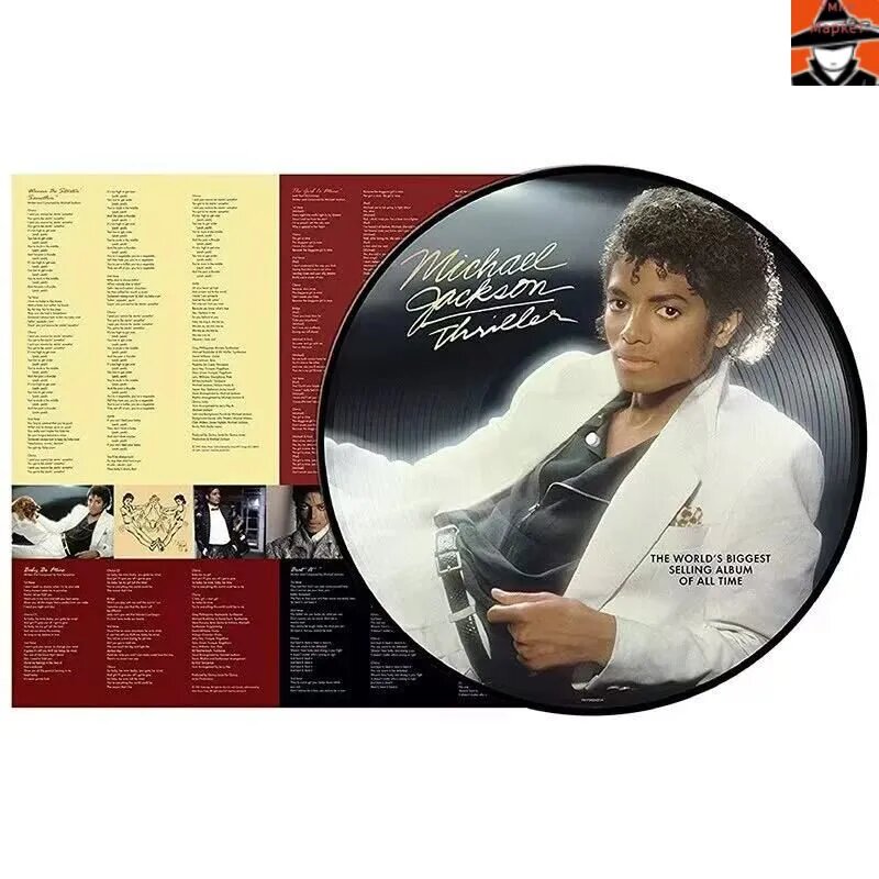 Michael Jackson Thriller (Винил с принтом, LP, Ограниченное издание, Европейский релиз)