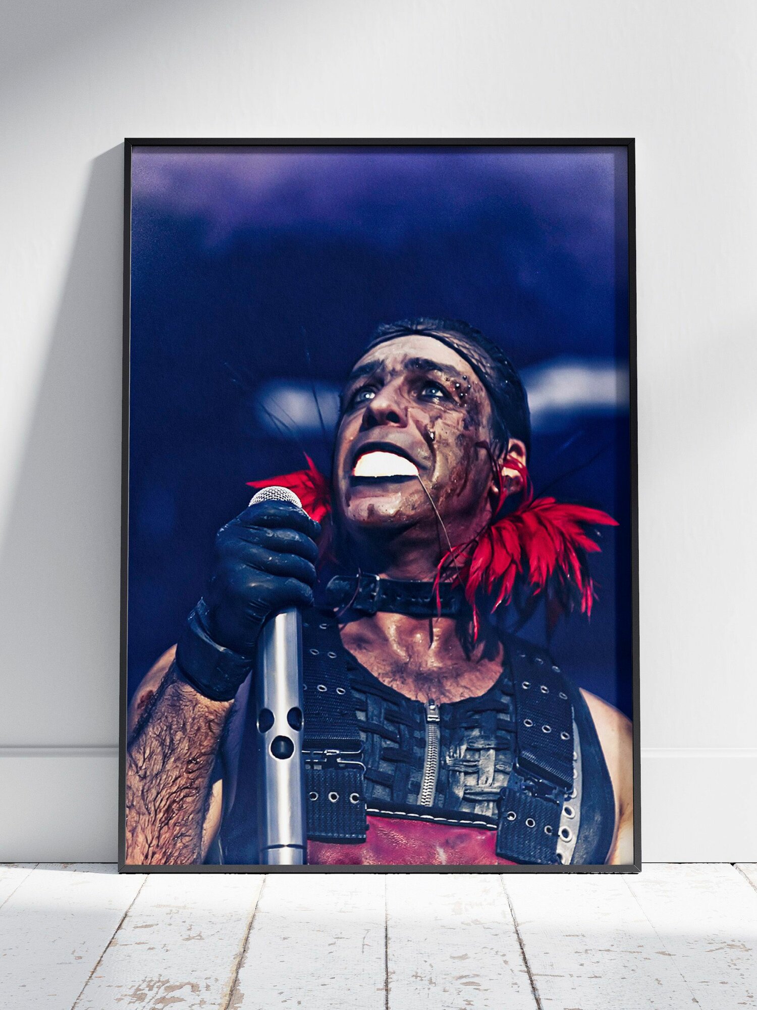 Плакат на стену для интерьера Rammstein (Тилль Линдеманн - Till Lindemann 12) - Постер по музыке и артисту формата A4 (21x30 см)