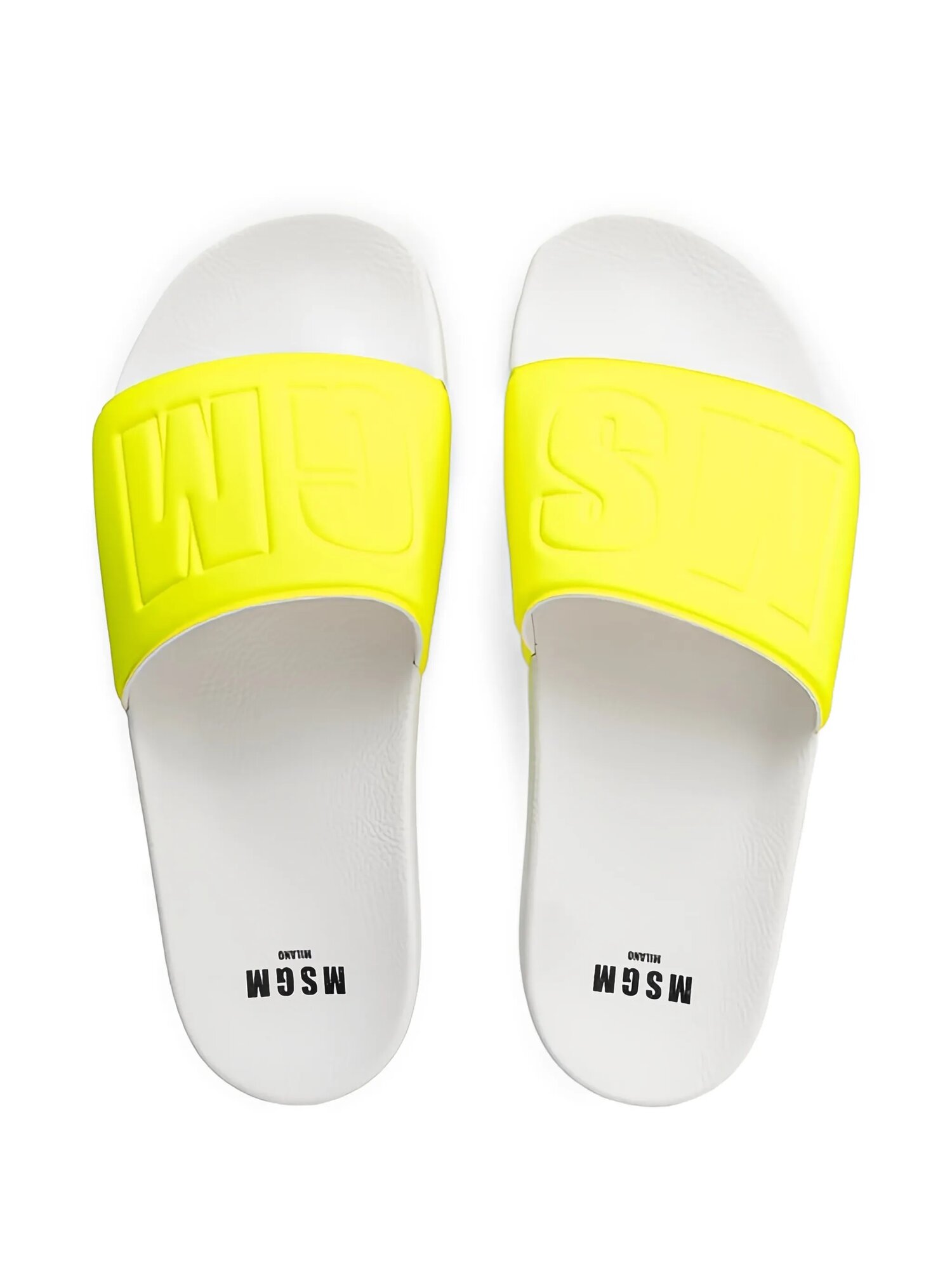 Шлёпанцы MSGM Logo-embossed slides, размер 45 — фото 1