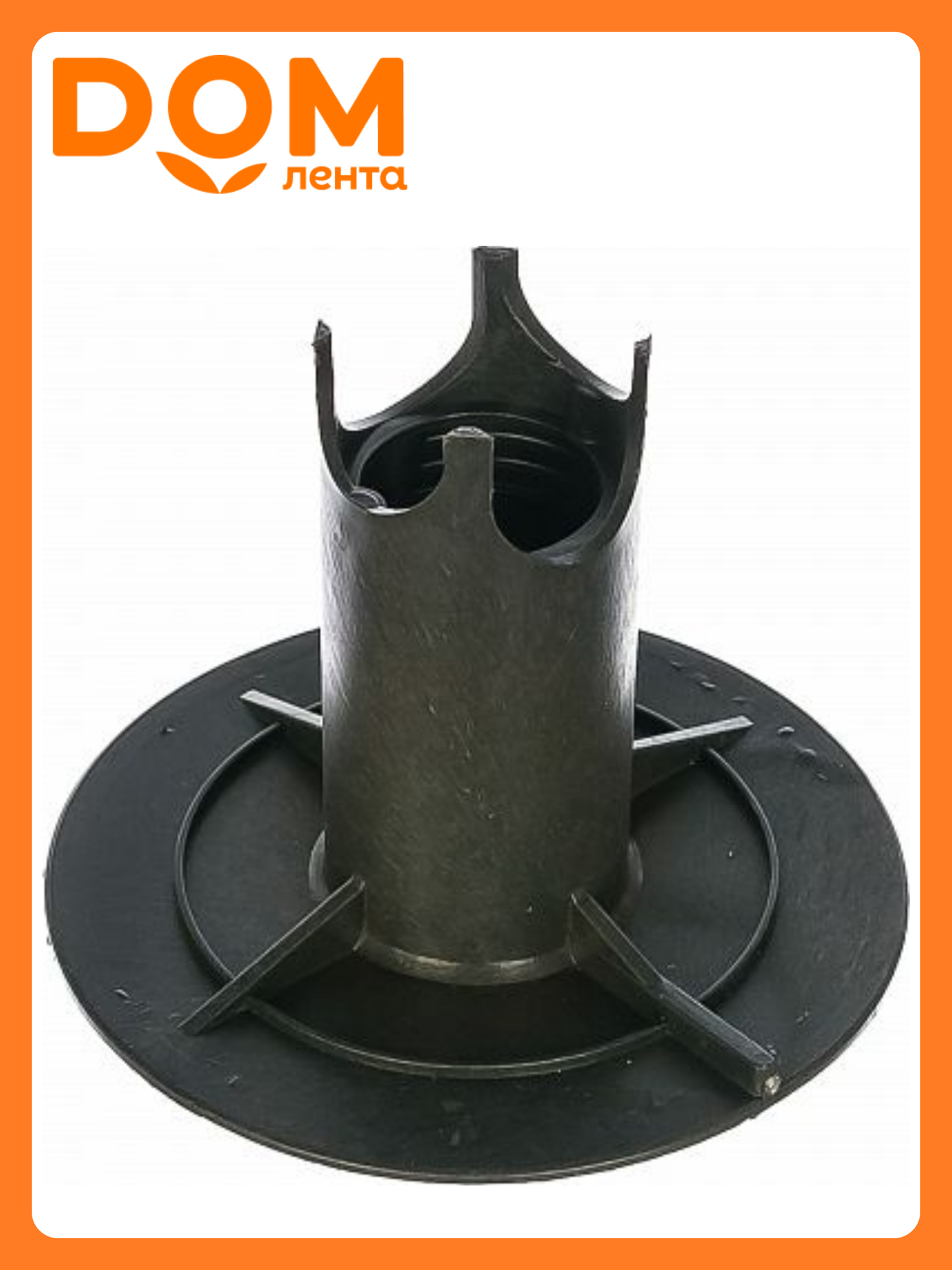 Фиксатор арматуры Tech-Krep ФС-50, для сыпучего грунта, пластик, 5 шт