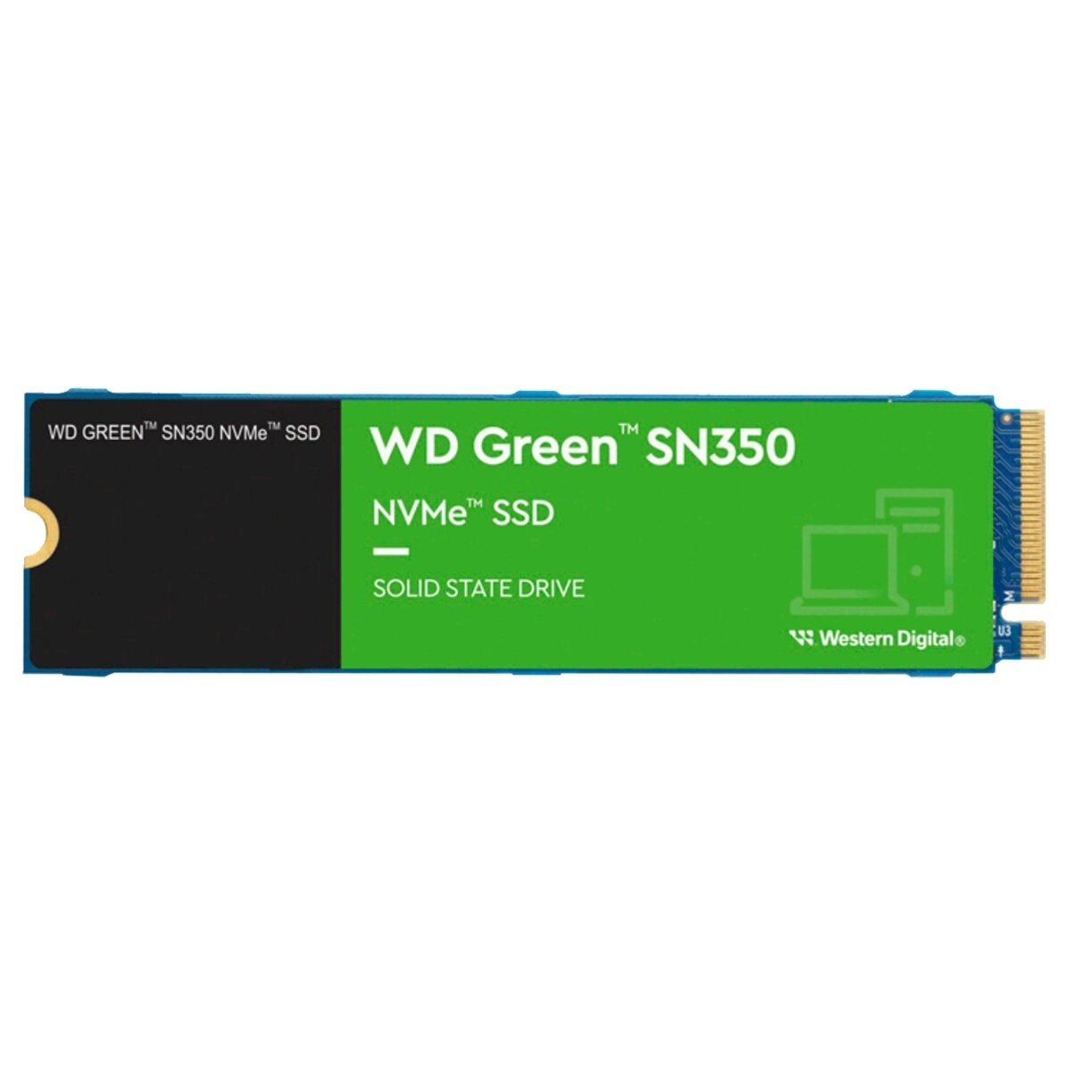 Накопитель SSD WD Green SN350 WDS500G2GOC 500GB M2.2280 NVMe PCIe Gen3х4