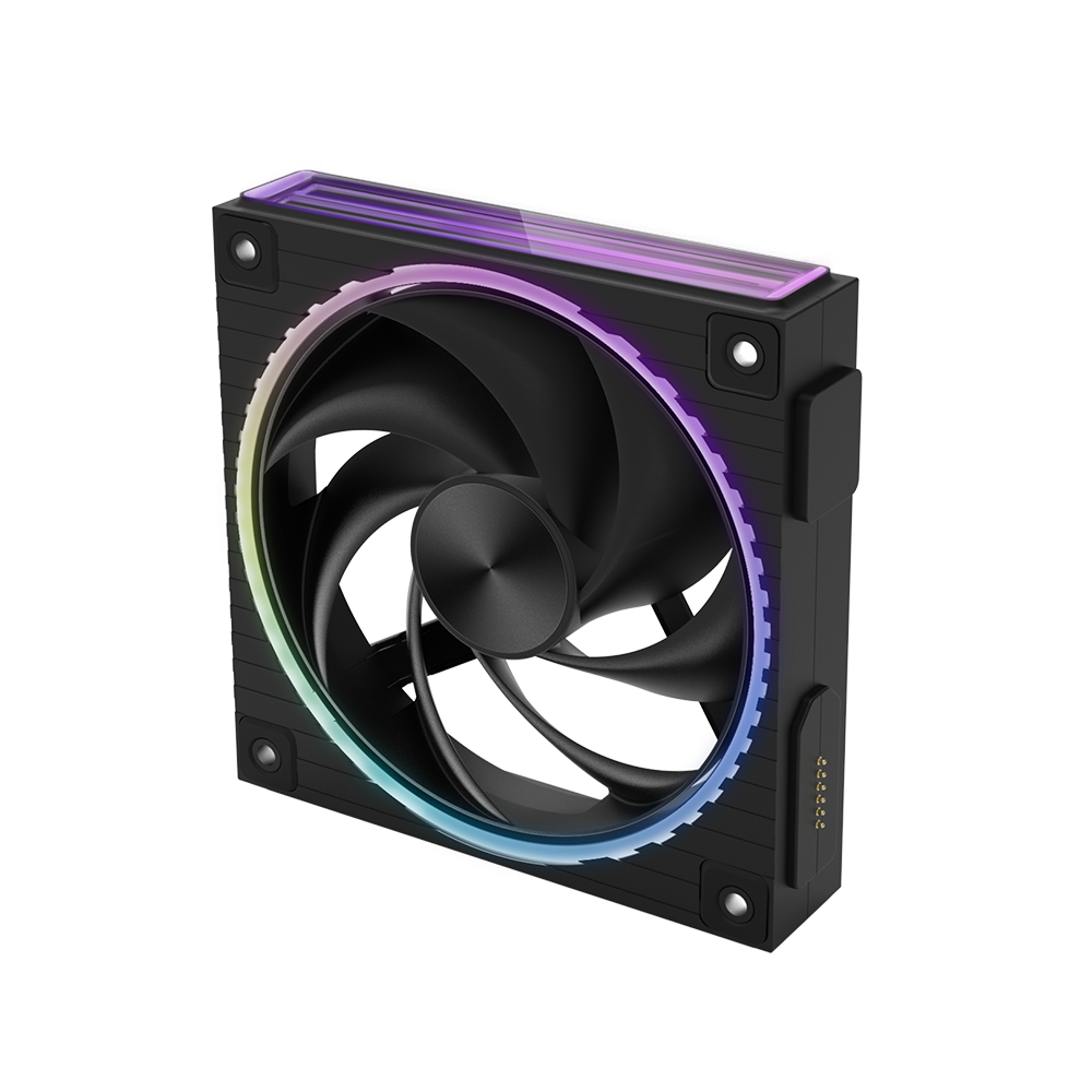 Вентилятор для корпуса Zalman ZM-DF120 Black (2300об/мин, 34.5dB(A), 70.05CFM, PWM, ARGB)