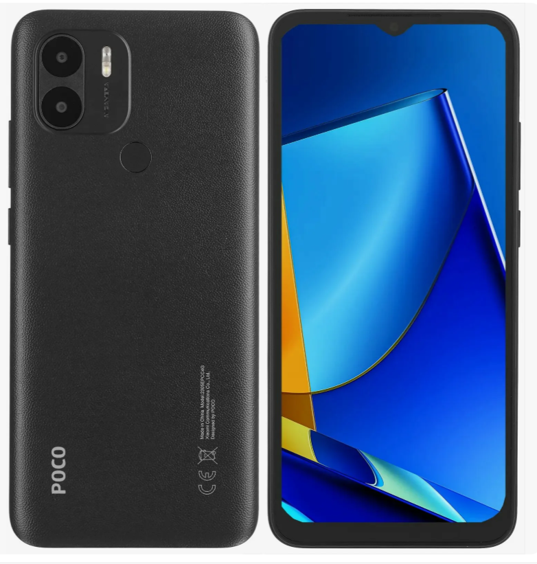 Смартфон Xiaomi POCO C51 2/64 ГБ RU, Dual nano SIM, power black, Б/У, Уценка