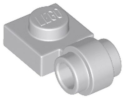 Деталь Lego 4081b Plate, Modified 1 x 1 with Light Attachment - Thick Ring
