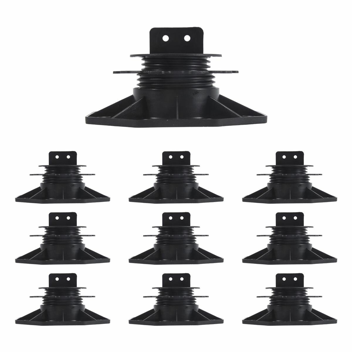 ZHI HUA 10 регулируемых опор для террасы, пьедесталы, фундаментные опоры для террасы