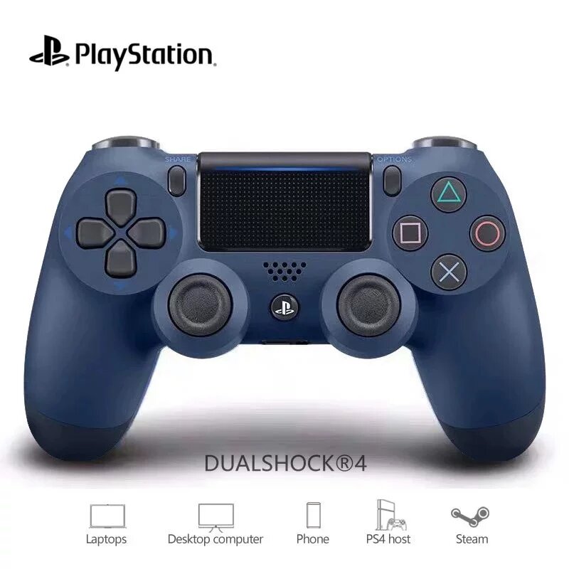 Официальный беспроводной Bluetooth-контроллер Sony PS4 Pro для PlayStation 4, ПК и мобильных устройств
