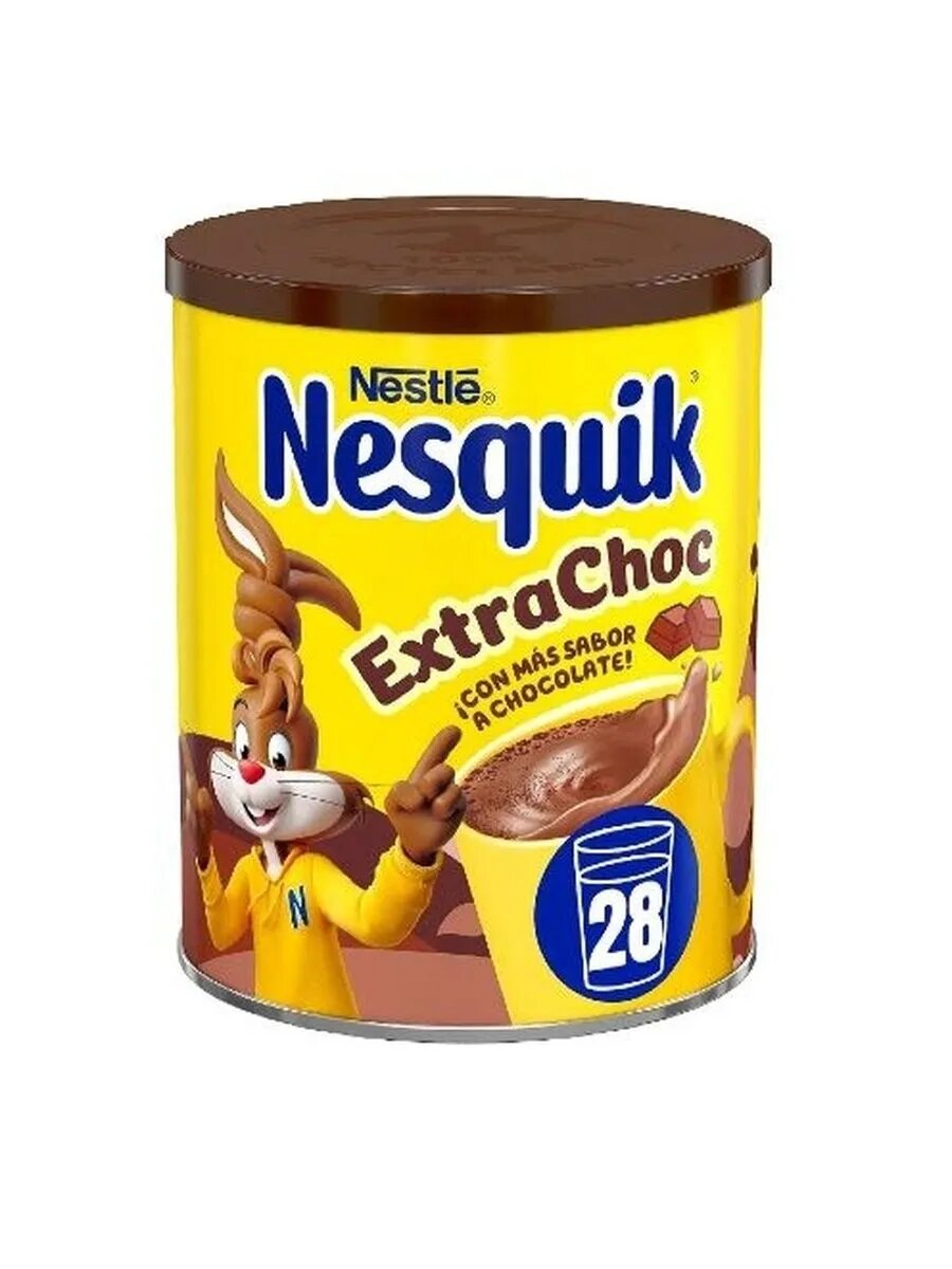 Какао Nesquik Cocoa Powder ExtraChoc Несквик экстра шоколадный 390 гр. банка