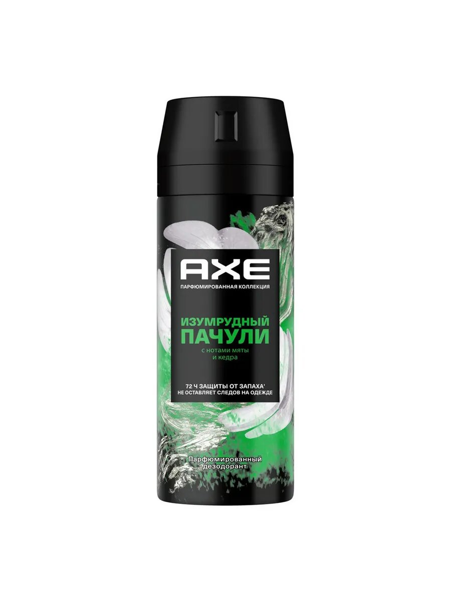 Дезодорант аэрозоль Axe Изумрудный пачули мужской 150 мл