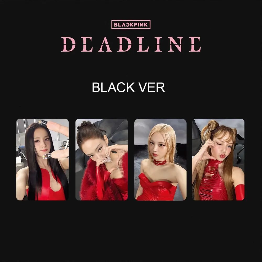 Карточки BLACKPINK альбом карты Lisa JENNIE JISOO BP k-pop карточки коллекционные 54 * 86 мм 4 шт