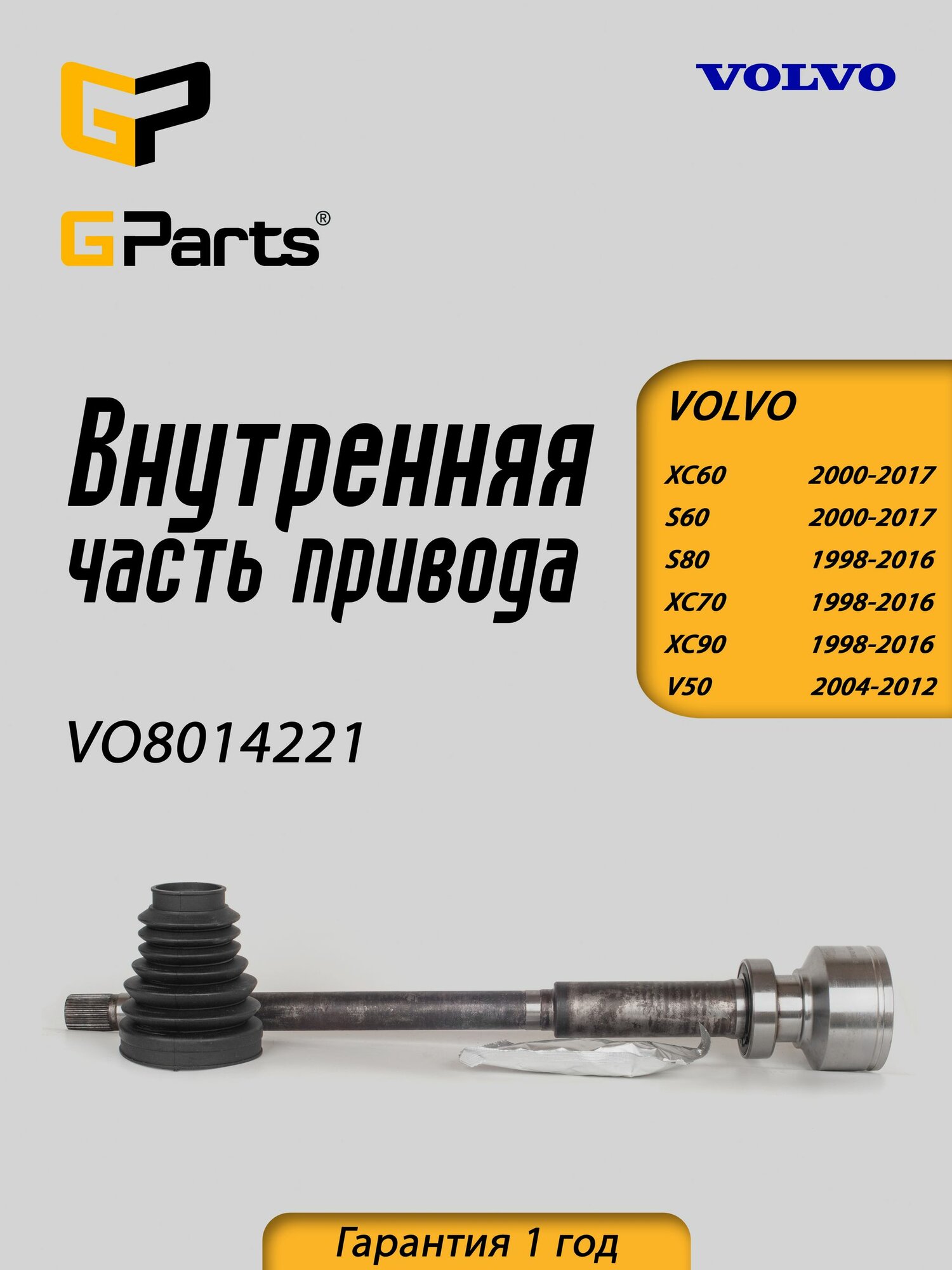 Внутренняя часть привода GParts (VO8014221)