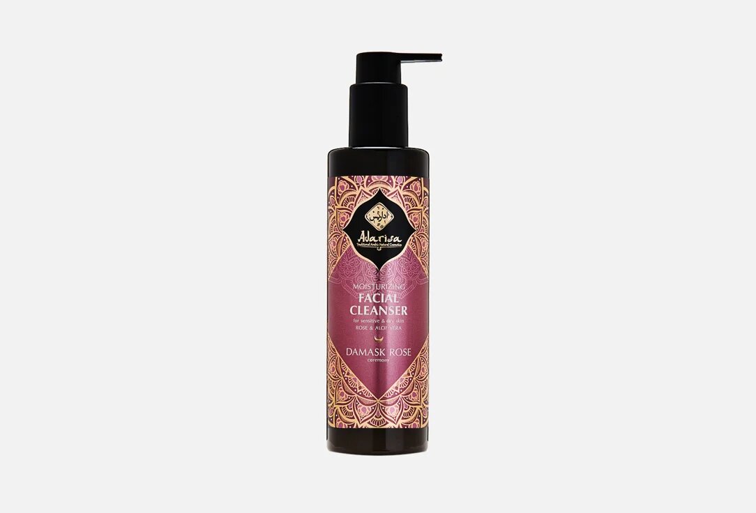 Adarisa rose & aloe vera Очищающий гель для чувствительной кожи лица 250 мл