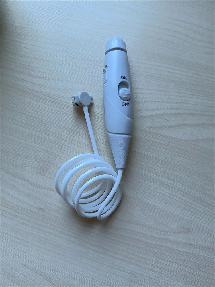 Сменная ручка-шланг для ирригатора типа WaterPik, Белый, 1 шт, Аксессуары для ирригатора — фото 1