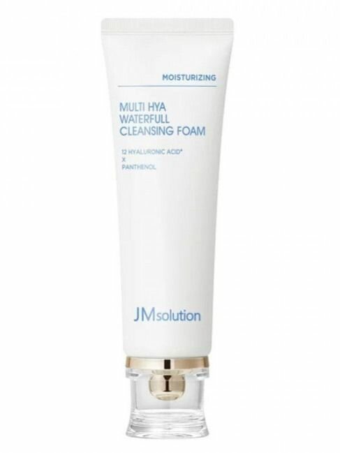 JMsolution Интенсивно увлажняющая пенка для умывания Multi Hya Waterfull Cleansing Foam для чувствительной кожи, 120 мл