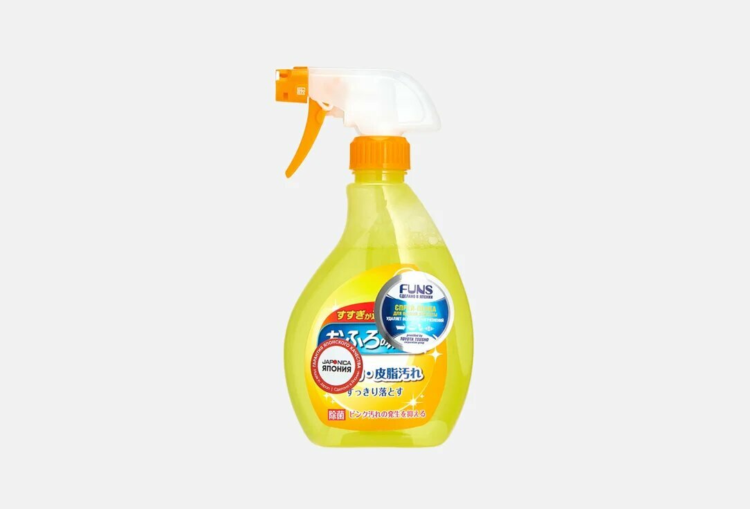 FUNS Spray Foam Orange And Mint Чистящая спрей-пенка для ванной комнаты с ароматом апельсина и мяты 380мл