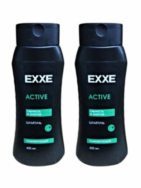 EXXE Шампунь для волос Active Тонизирующий, 400 мл, 2 шт