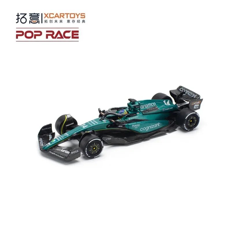 Xcartoys x POP RACE 1:64 модель автомобиля F.ALONSO AMR23