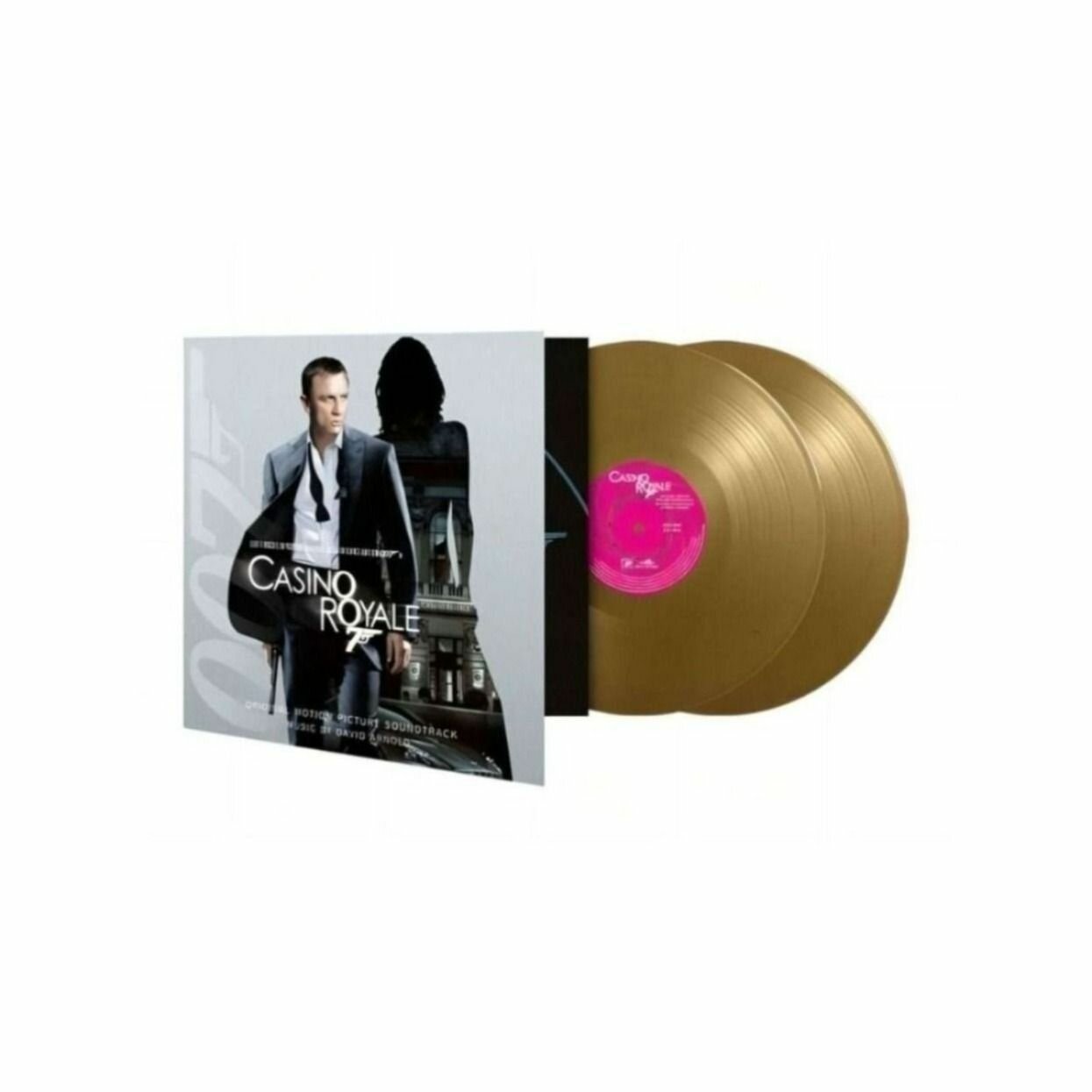 Виниловая пластинка David Arnold Casino Royale 2 x Vinyl, Deluxe Edition, Limited Edition, Numbered, Gold, LP, Still Sealed, /> New
