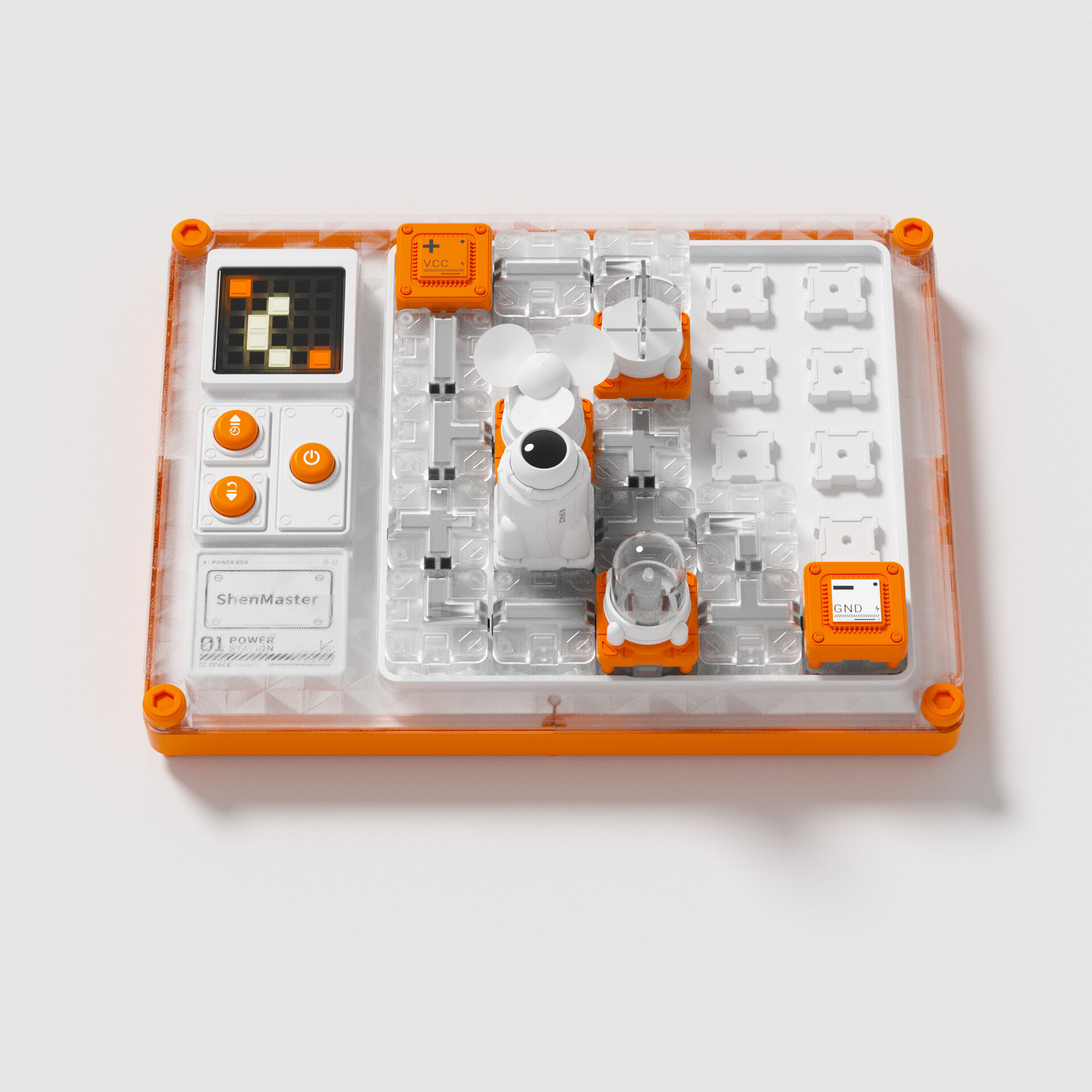 Заряжающаяся головоломка Circuit Maze для детей 3-6 лет — обучающая STEM-игра с 12 элементами