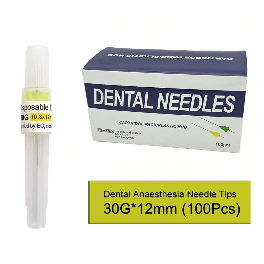 Иглы для анестезии 30G*12mm (100шт)