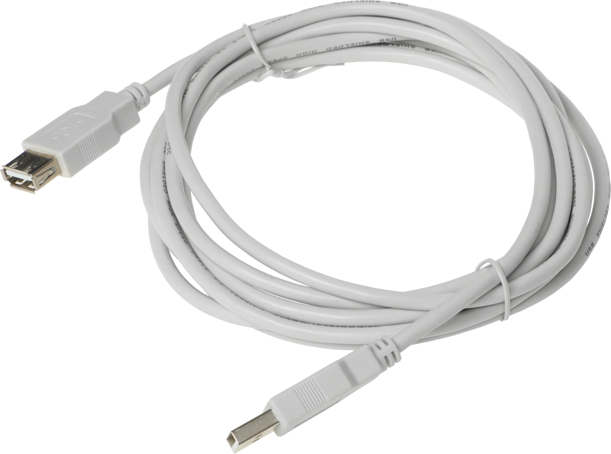 Кабель-удлинитель Buro USB2.0-AM/AF-3 USB A(m) USB A(f) 3м