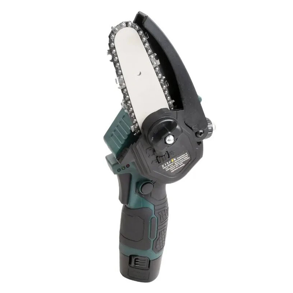Пила цепная аккумуляторная Zitrek GreenSaw 12 (085-4449) 12В, 2Ач, ЗУ, черный