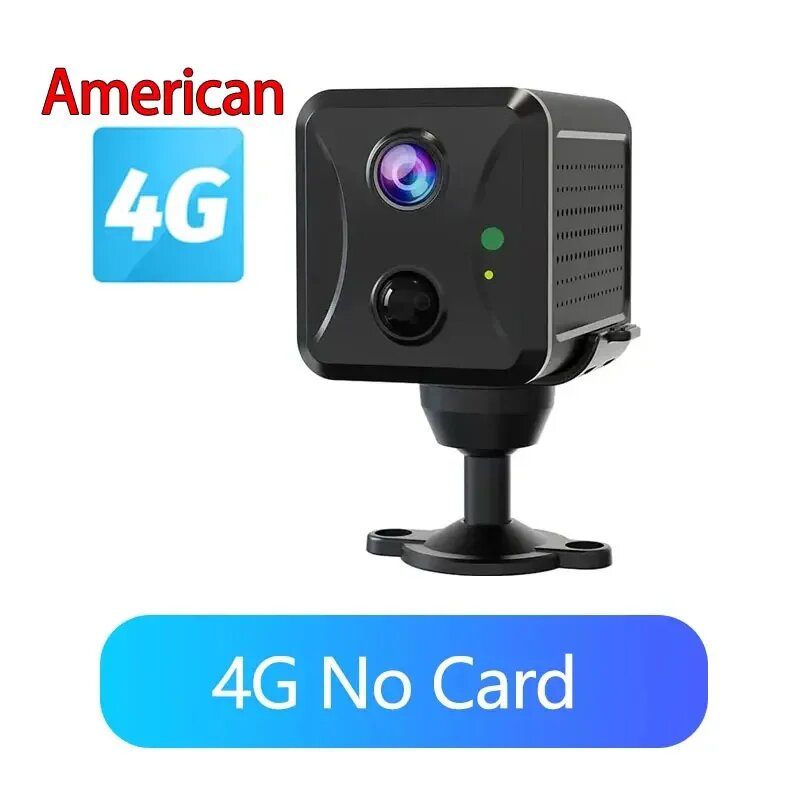 Камера безопасности Ubox Mini 4G с SIM-картой или Wi-Fi, камера наблюдения ультра Full HD, батарея 3800 мАч, низкий энергопотребление, голосовое межкомнатное общение, камера видеонаблюдения CCTV-
