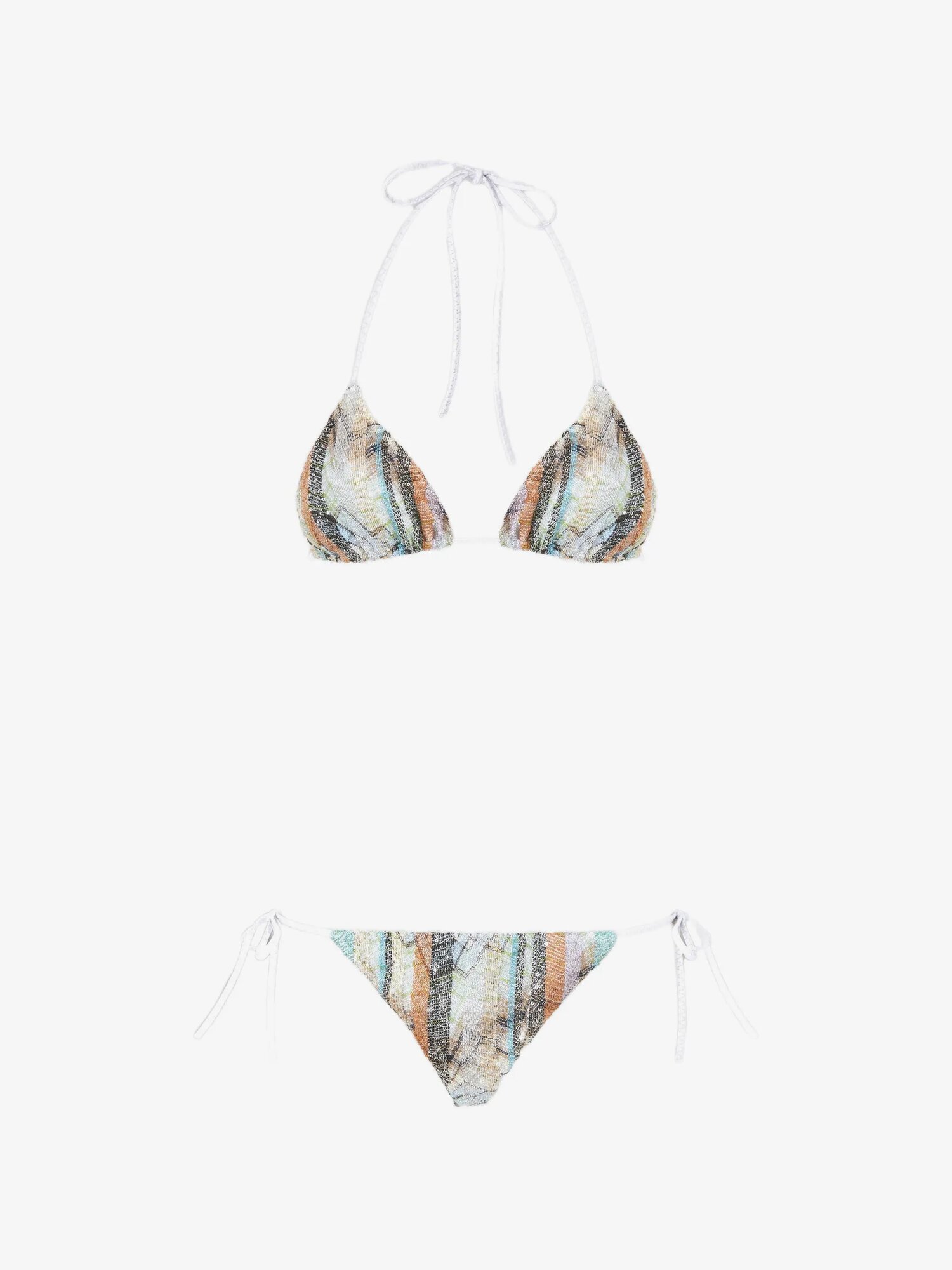 Купальник Zigzag pattern sequins-detail bikini set