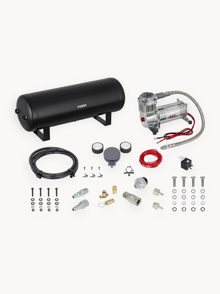 Пневмосистема комплект YURUI YF6470 ресивер 9,46 л 33%