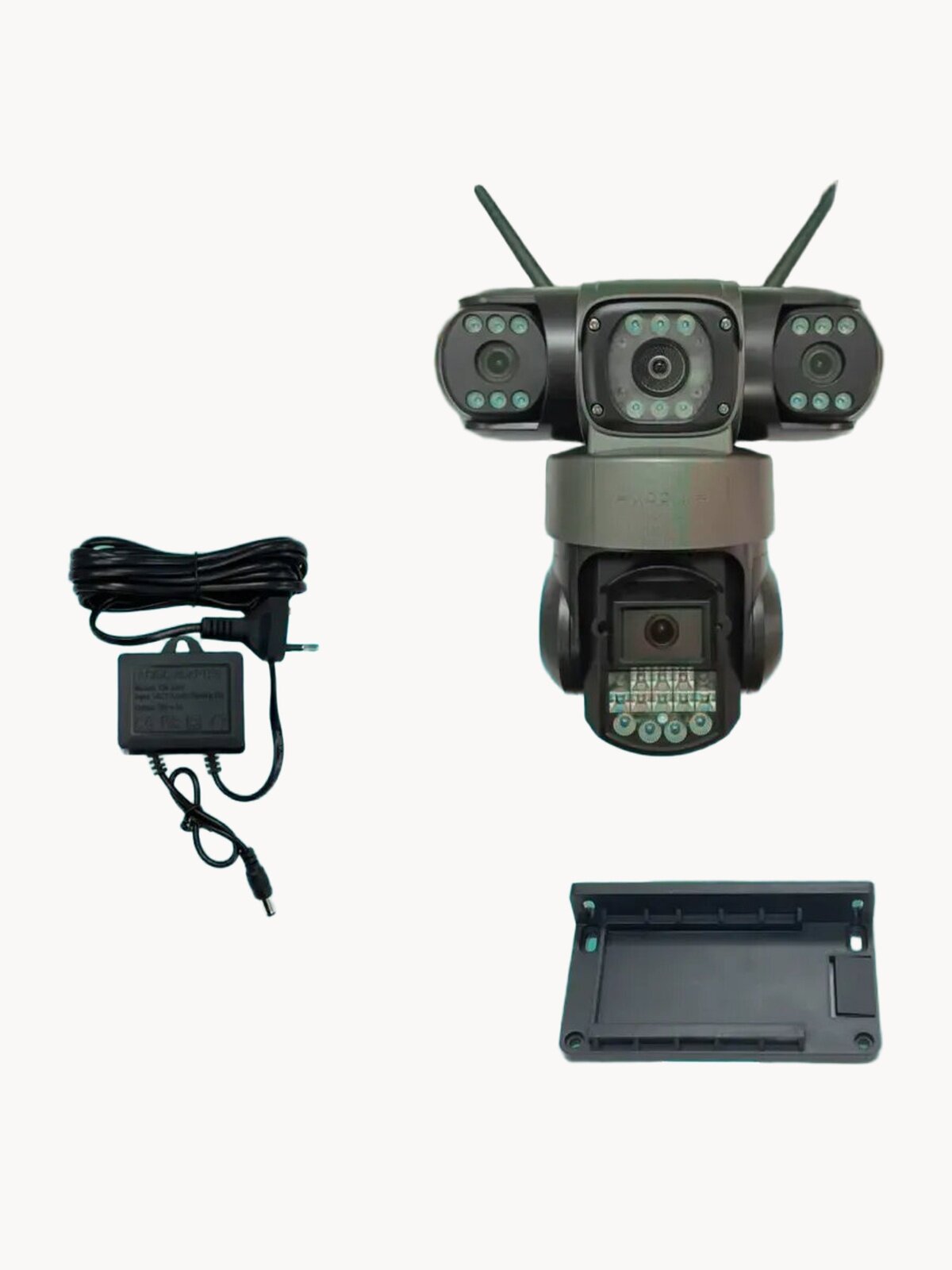 Камера видеонаблюдения с 3 объективами от сим карты