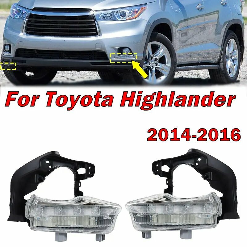 Для Toyota Highlander 2014, 2015, 2016, передний бампер Left and Right
