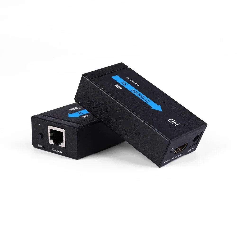 HDMI удлинитель Qkens 4K 100 м, EU Plug, 1080P 60m
