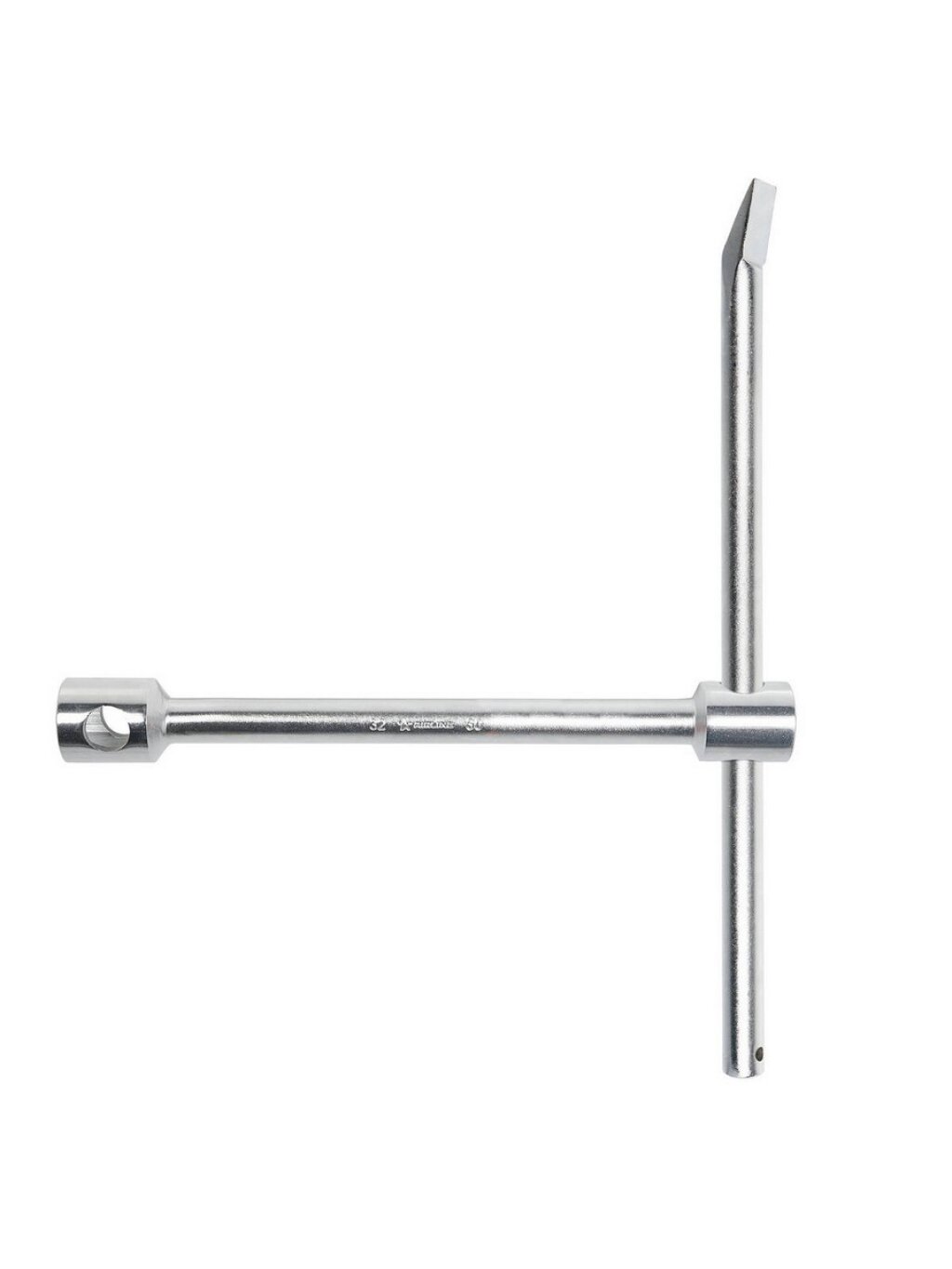 Ключ баллонный торцевой (30, 32) "AIRLINE" (L=400 мм) кованый с воротком